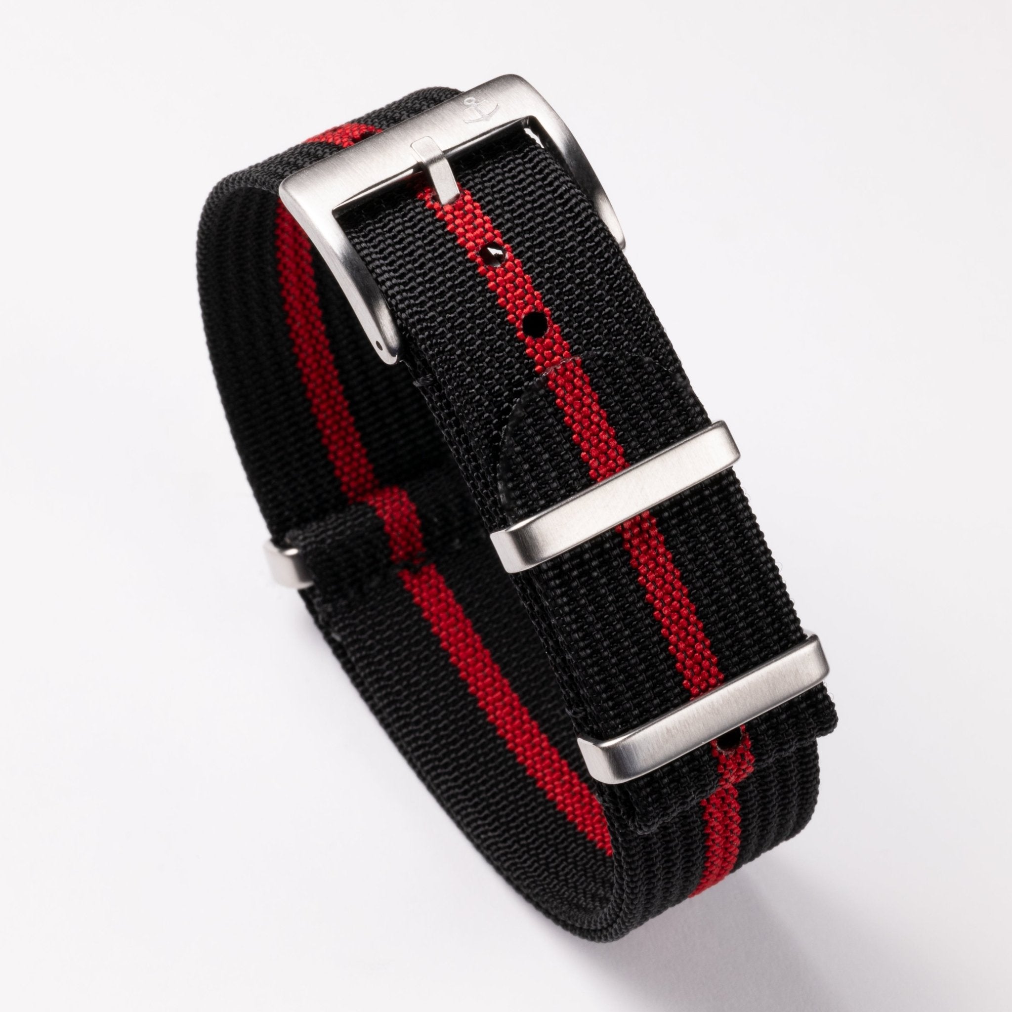 Black & Tan Ribbed Nylon Watch Strap – Anchor Strap Co.