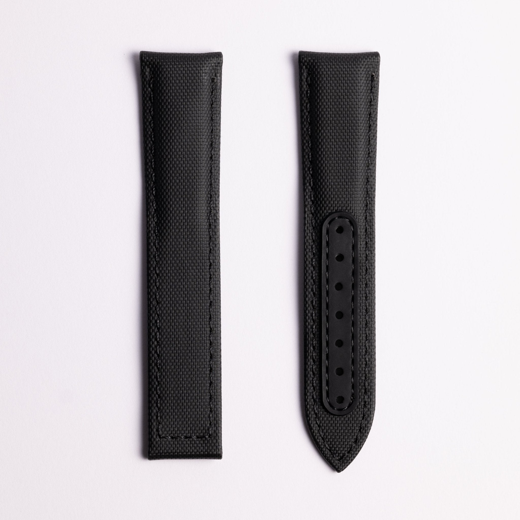 Black Deployant Sailcloth Watch Strap – Anchor Strap Co.
